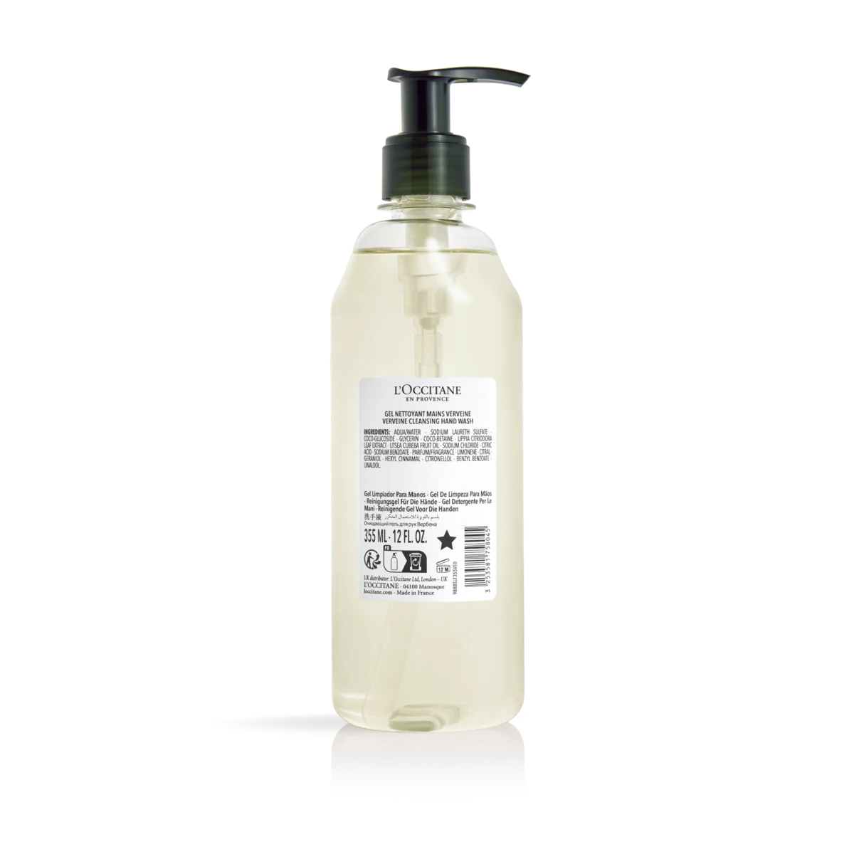 L'Occitane Verbena Hand Wash 355ml Cartridge – LiBi Collection